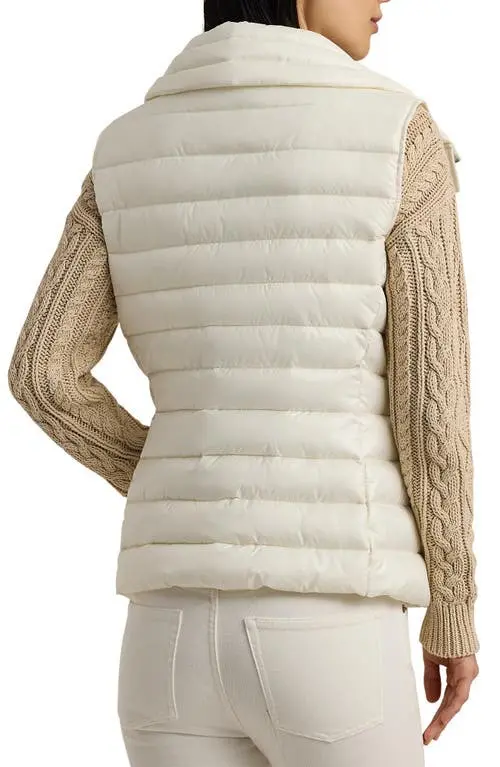 Ralph Lauren Puffer Vest - Cream