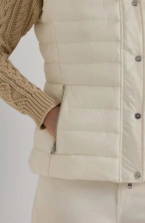 Ralph Lauren Puffer Vest - Cream