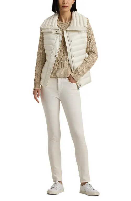Ralph Lauren Puffer Vest - Cream