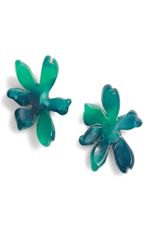 Lele Sadoughi Paper Lily Stud Earrings