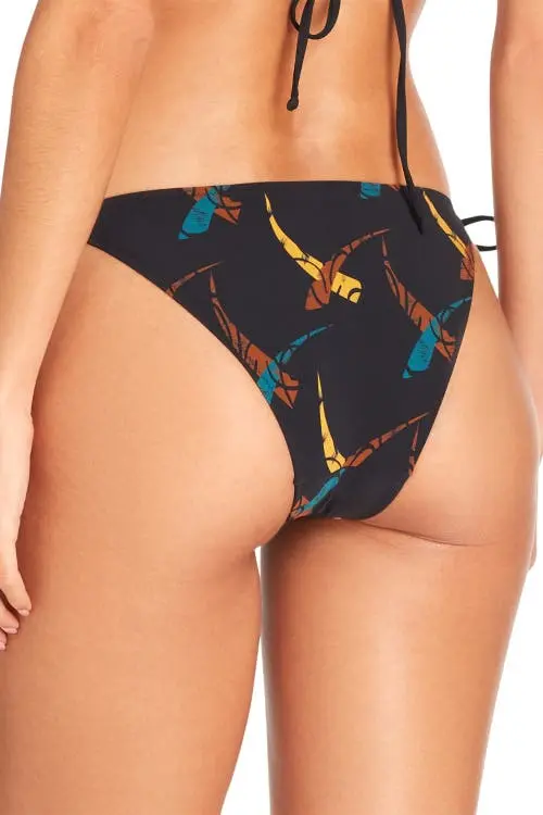 VALIMARE Lisbon Printed Bikini Bottom - Black