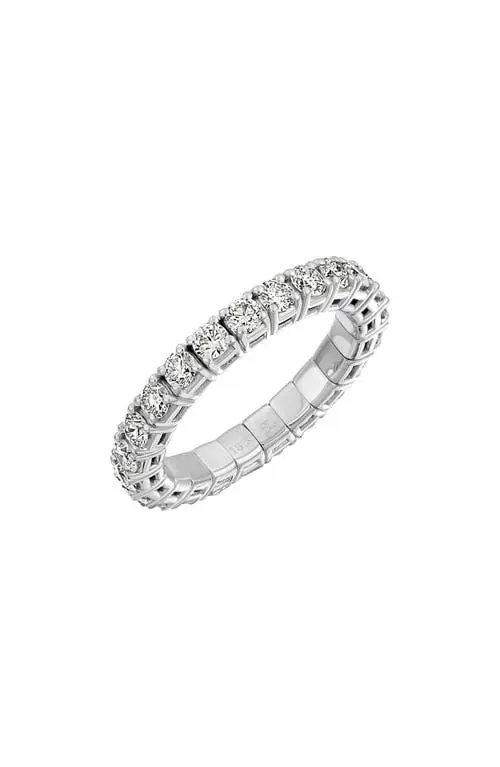 Bony Levy 18k Gold Diamond Stretch Ring - 18k White Gold/diamond