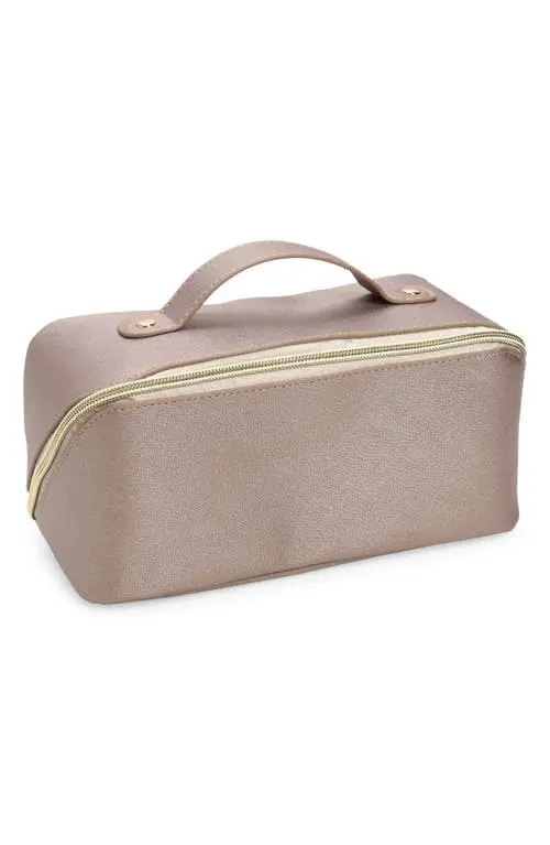 Nordstrom Expandable Jewelry Case - Metallic Taupe