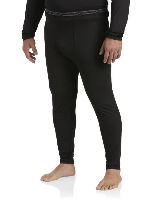 HARBOR BAY BY DXL Colder Weather Level 2 Performance Thermal Pants - Black