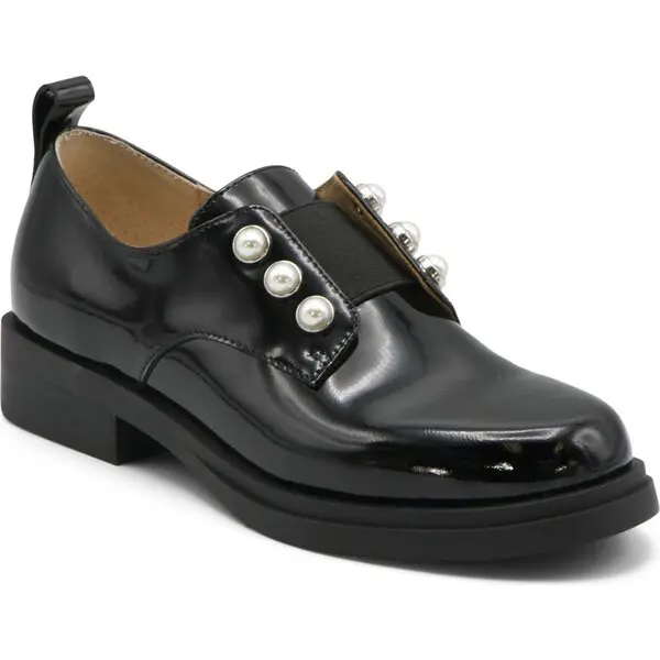 CHARLES DAVID Gent Imitation Pearl Studded Loafer
