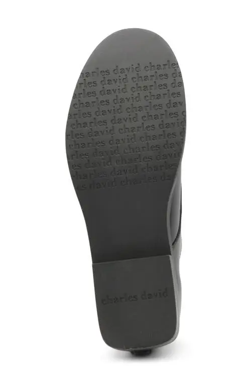 CHARLES DAVID Gent Imitation Pearl Studded Loafer