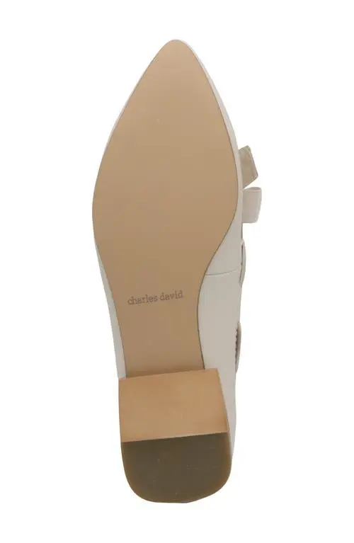 CHARLES DAVID Izzi Pointed Toe Flat