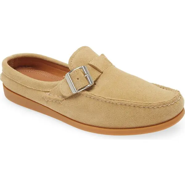 Easymoc Buckle Slip-On Loafer In Sand - 50% Off | Editorialist display picture 2