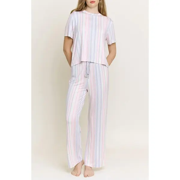 Honeydew Intimates All American Pajamas - Dew Multi Stripe