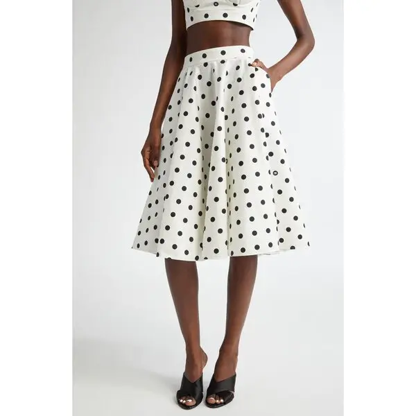Dolce & Gabbana Polka Dot Skirt - Hwzrn Pois Med 1.5 F.bianc