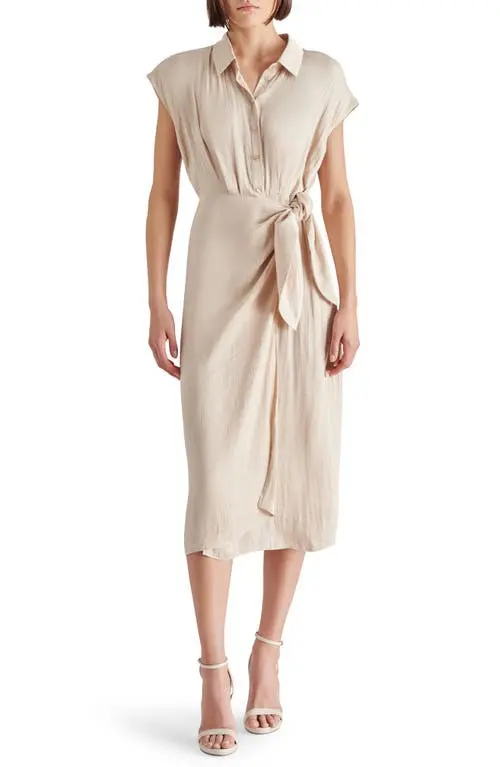 Steve Madden Desiree Faux Wrap Midi Dress