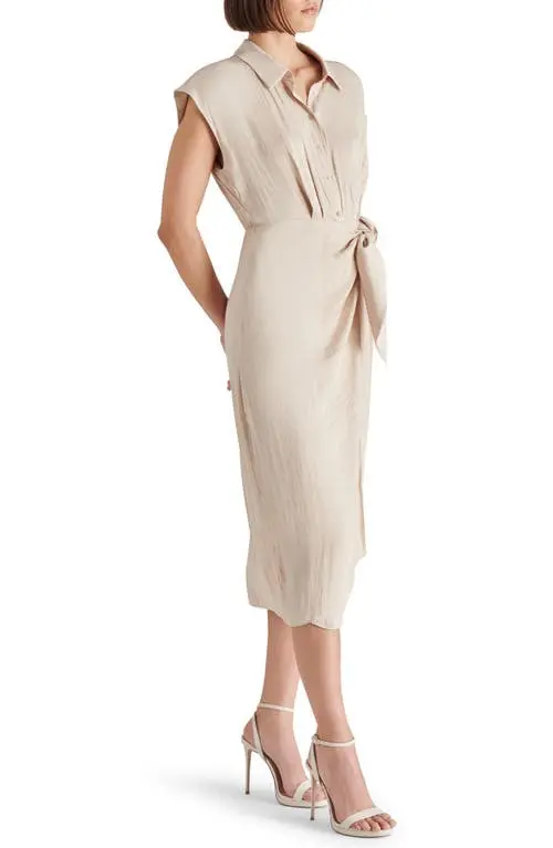 Steve Madden Desiree Faux Wrap Midi Dress