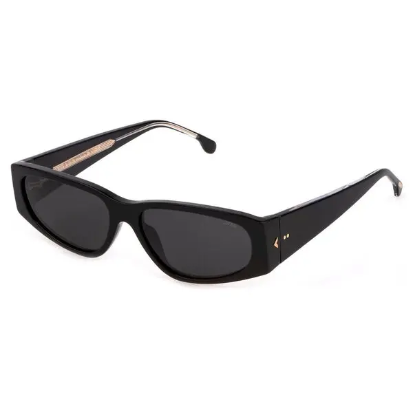 LOZZA Irregular Acetate Sunglasses - Black