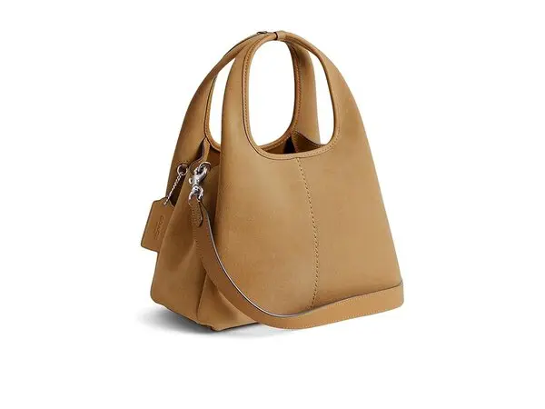 COACH Polished Pebble Leather Lana Shoulder Bag 23