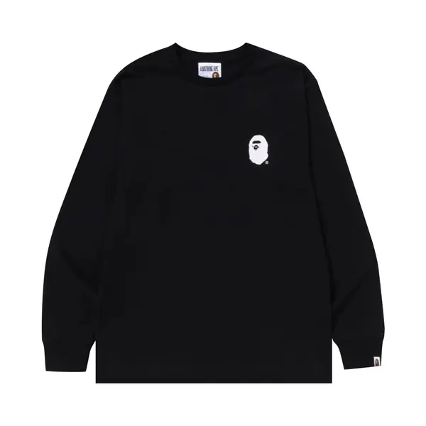 A BATHING APE Lettered Long-sleeve Tee