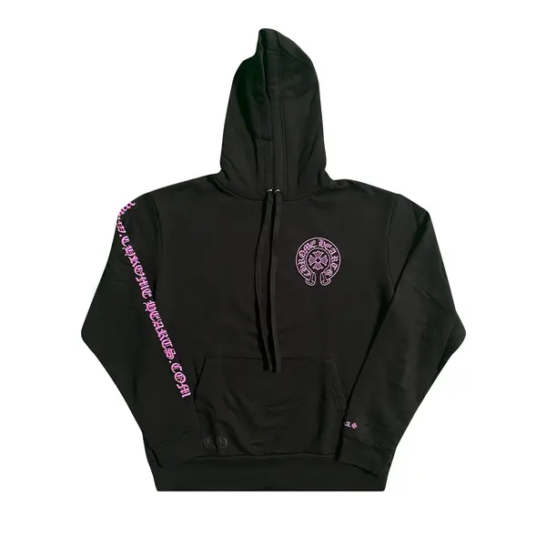 Chrome Hearts Horseshoe Logo Hoodie - Black