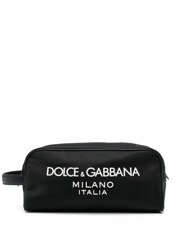 Dolce & Gabbana Logo-print Beauty Case - Black