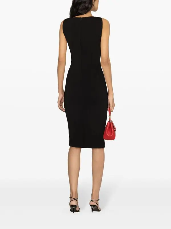dry fit dress shirt Plus Size Black Pencil Dress– Hello Curve main image 0
