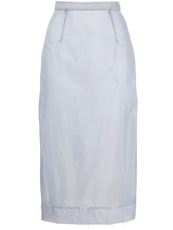 MAISON MARGIELA Tulle Midi Skirt - Clear Blue