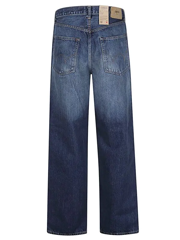 Edwin Wide Leg Denim Jeans - Blue