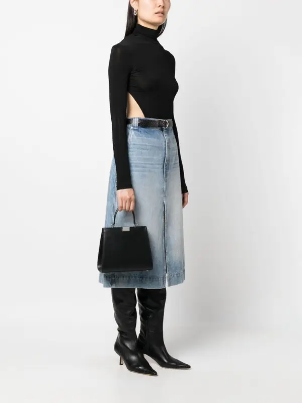 ARMARIUM Anna Small Leather Handbag - Black
