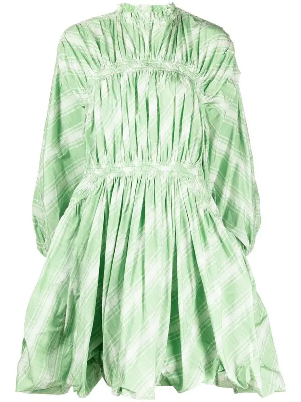 JIL SANDER Plaid Mini Dress
