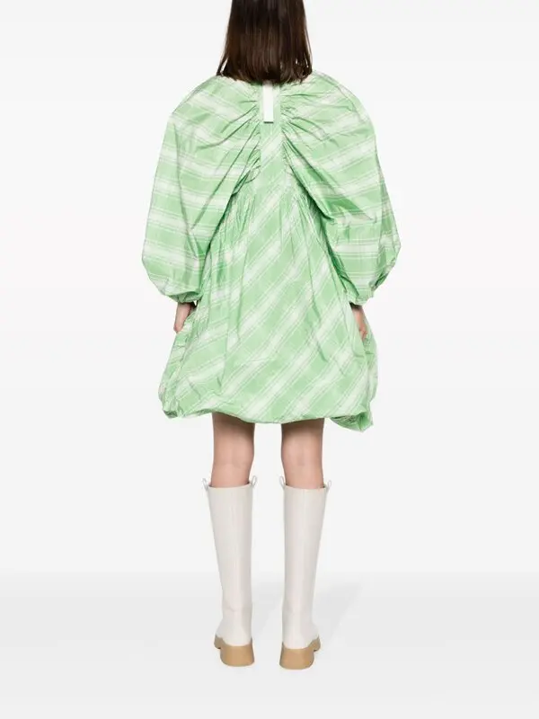 JIL SANDER Plaid Mini Dress
