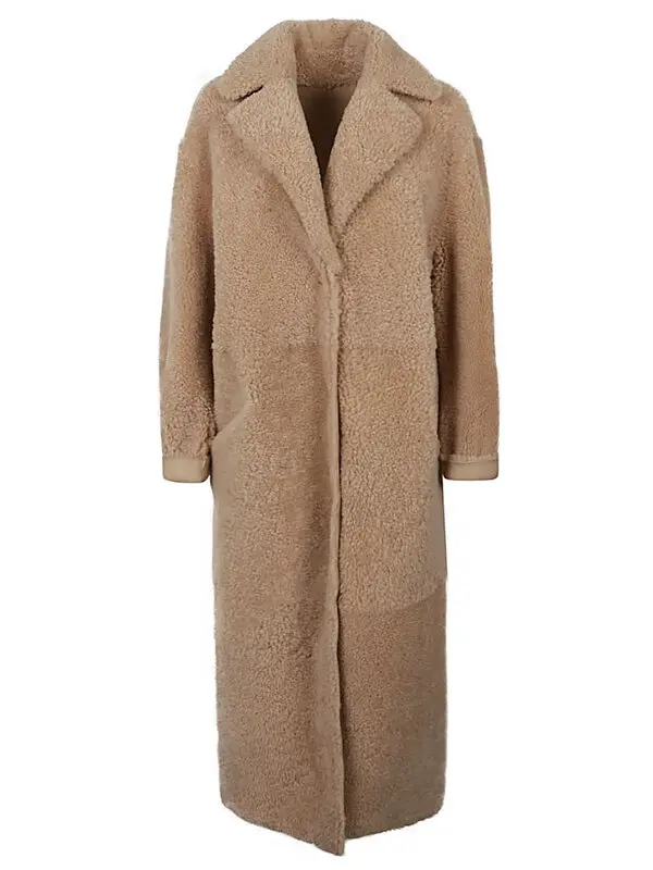 ENES Allegra Long Leather Coat
