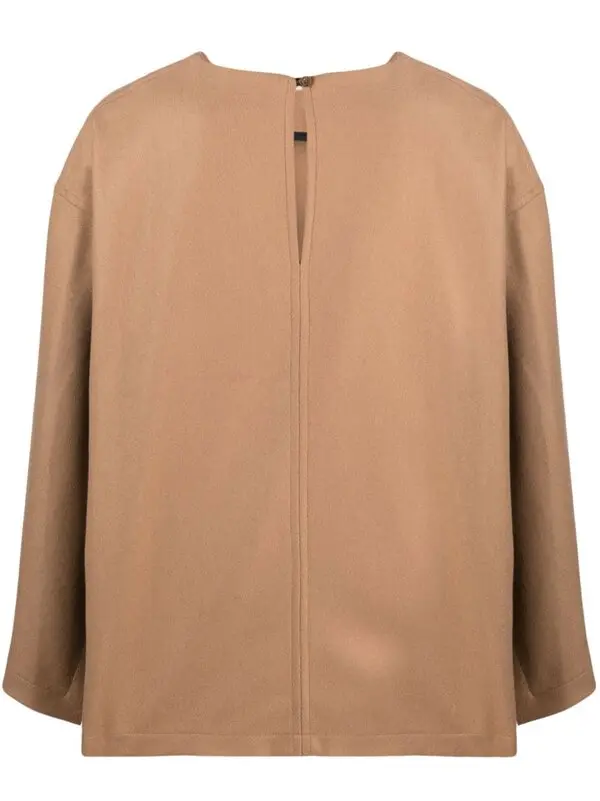 Erika Cavallini Nara Wool Blend Blouse