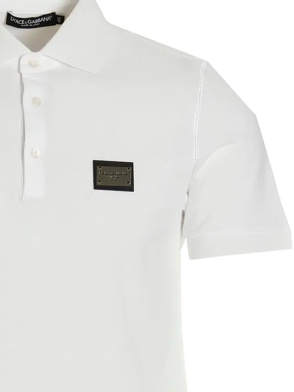 Dolce & Gabbana Polo 'dg Essential - White