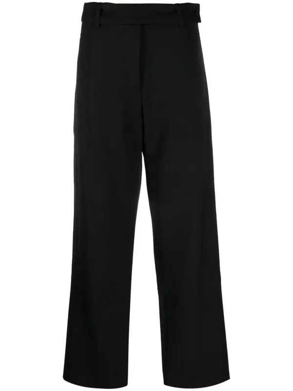 Studio Nicholson Wool Blend Wide-leg Trousers