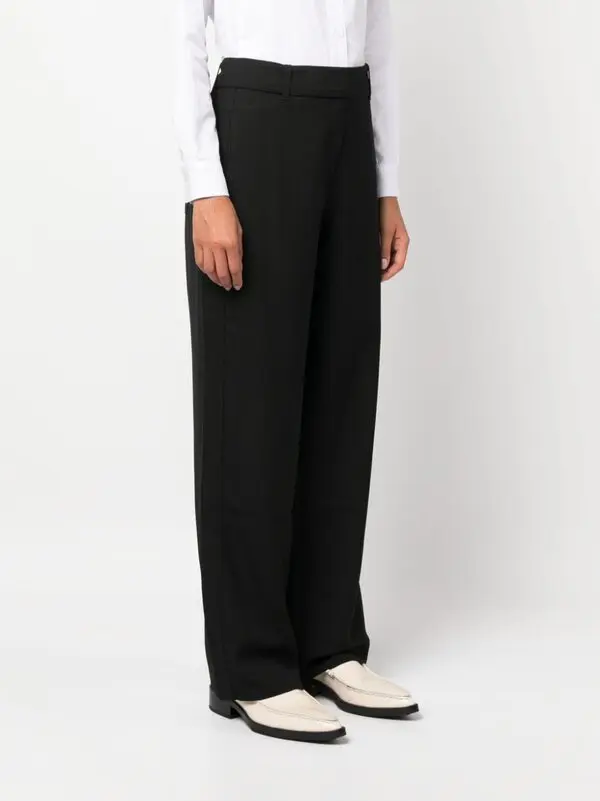 Studio Nicholson Wool Blend Wide-leg Trousers