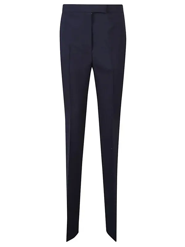 FERRAGAMO Wool Trousers - Blue