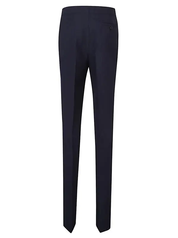 FERRAGAMO Wool Trousers - Blue