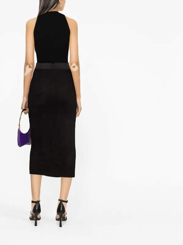 Dolce & Gabbana High-waisted Pencil Skirt - Black