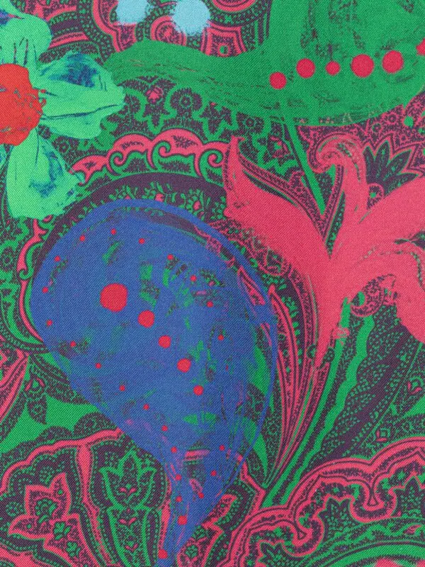 AZ FACTORY PRE Az Factory Paisley Print Long Wrap Dress