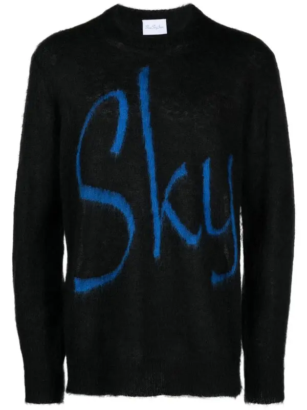 BLUE SKY INN Logo Wool Blend Sweater