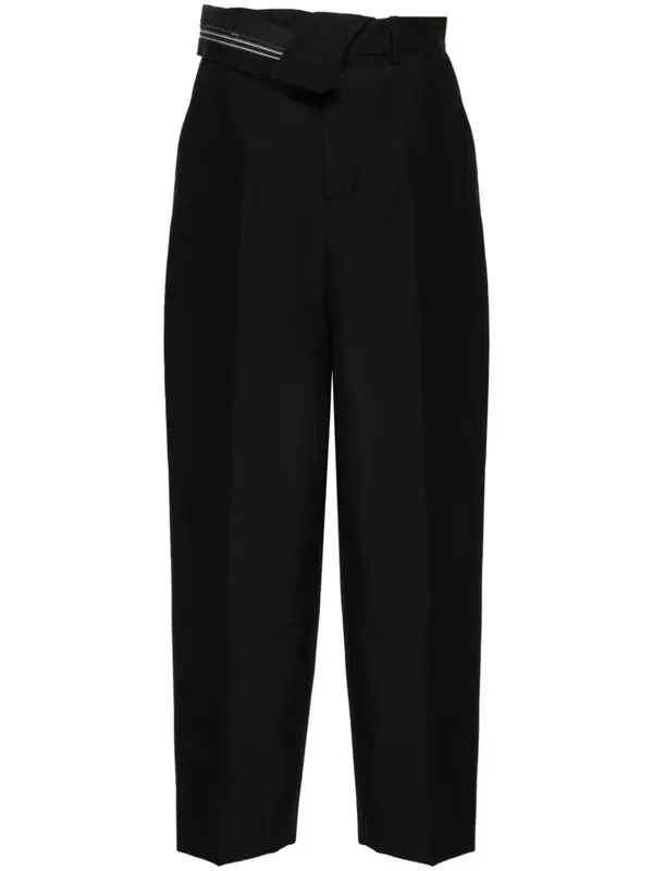 Fendi Wool Trousers - Black