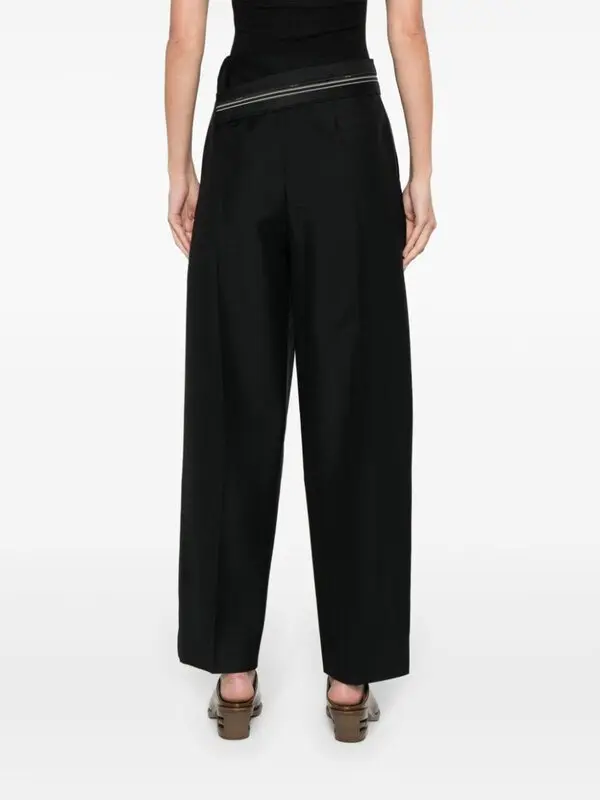 Fendi Wool Trousers - Black
