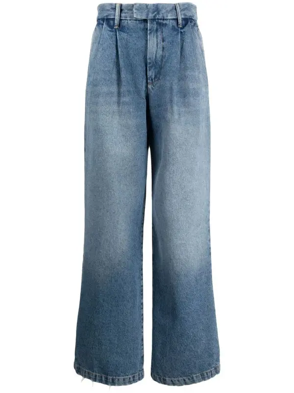 ARMARIUM Mid-rise Wide-leg Jeans - Denim