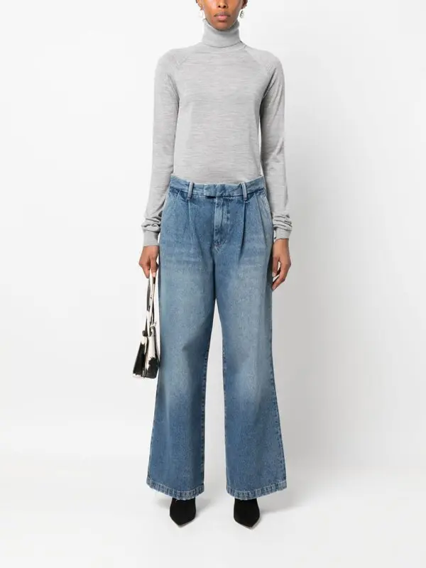 ARMARIUM Mid-rise Wide-leg Jeans - Denim