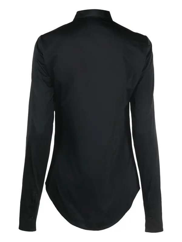 LUDOVIC DE SAINT SERNIN Logo Denim Shirt