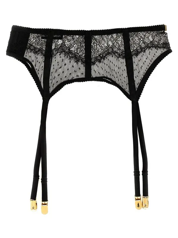 Dolce & Gabbana Lace Garters - Black