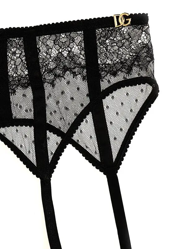 タイツ・ソックス Dolce & Gabbana Lace garters Dolce & Gabbana Lace Garters In Black - 36% Off | Editorialist