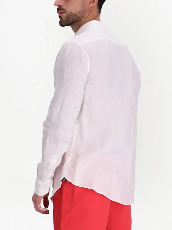 Emporio Armani Linen Shirt - White