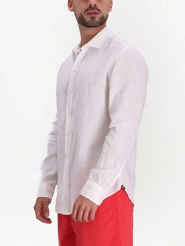 Emporio Armani Linen Shirt - White