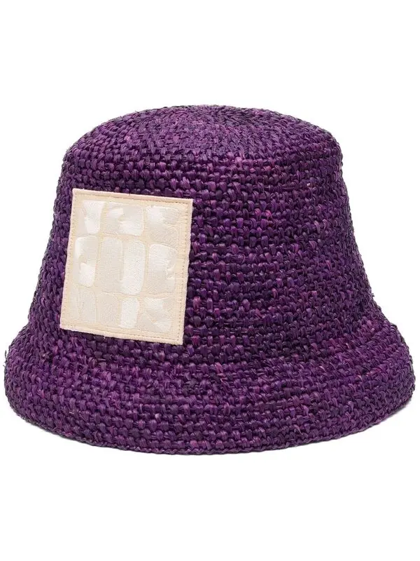 Jacquemus Le Bob Ficiu Bucket Hat - Purple