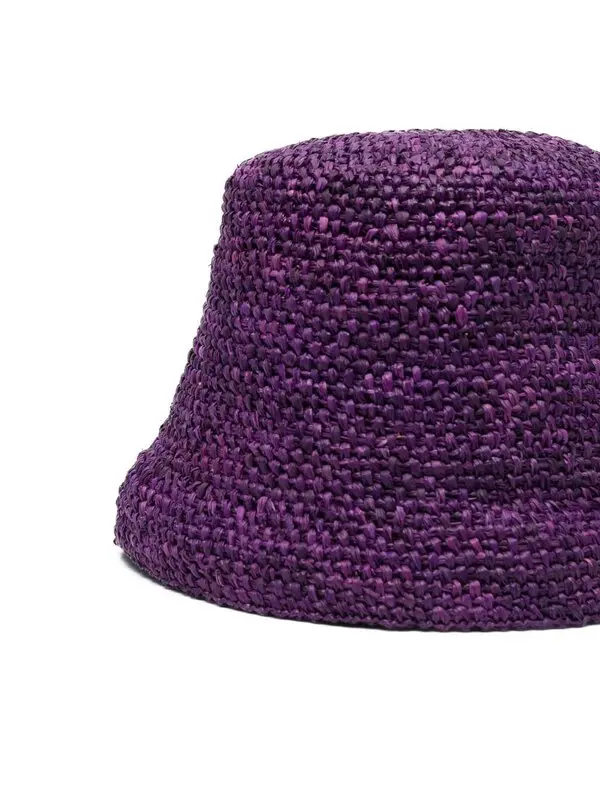 Jacquemus Le Bob Ficiu Bucket Hat - Purple
