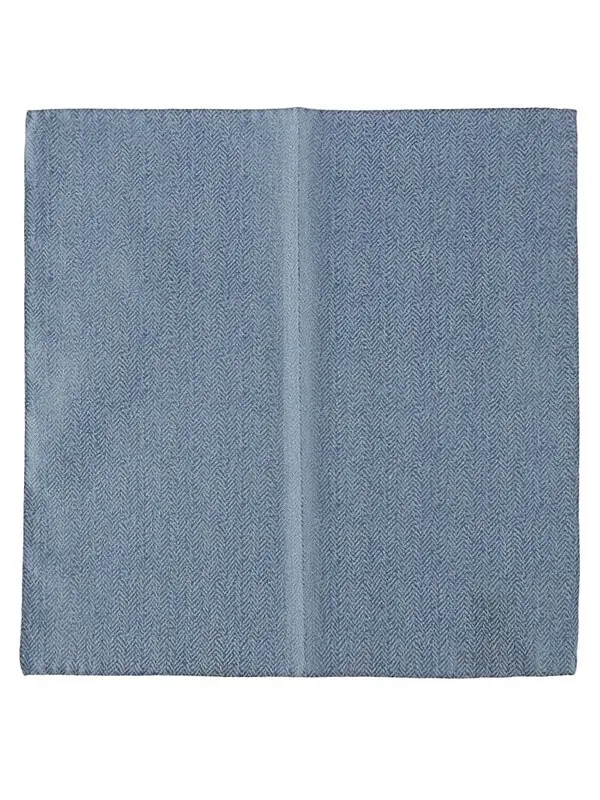 Emporio Armani Pocket Handkerchief - Clear Blue
