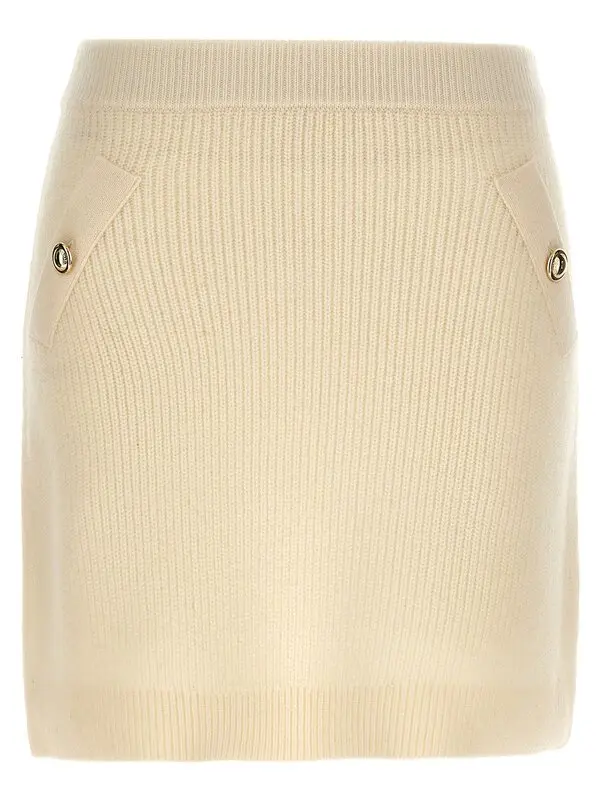 Michael Kors Knitted Skirt - White